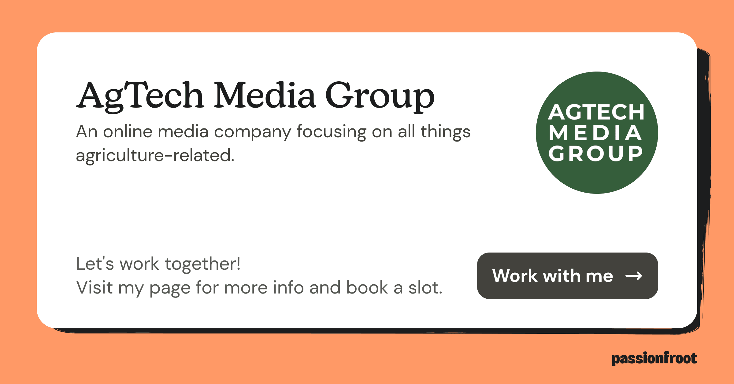 AgTech Media Group | Passionfroot