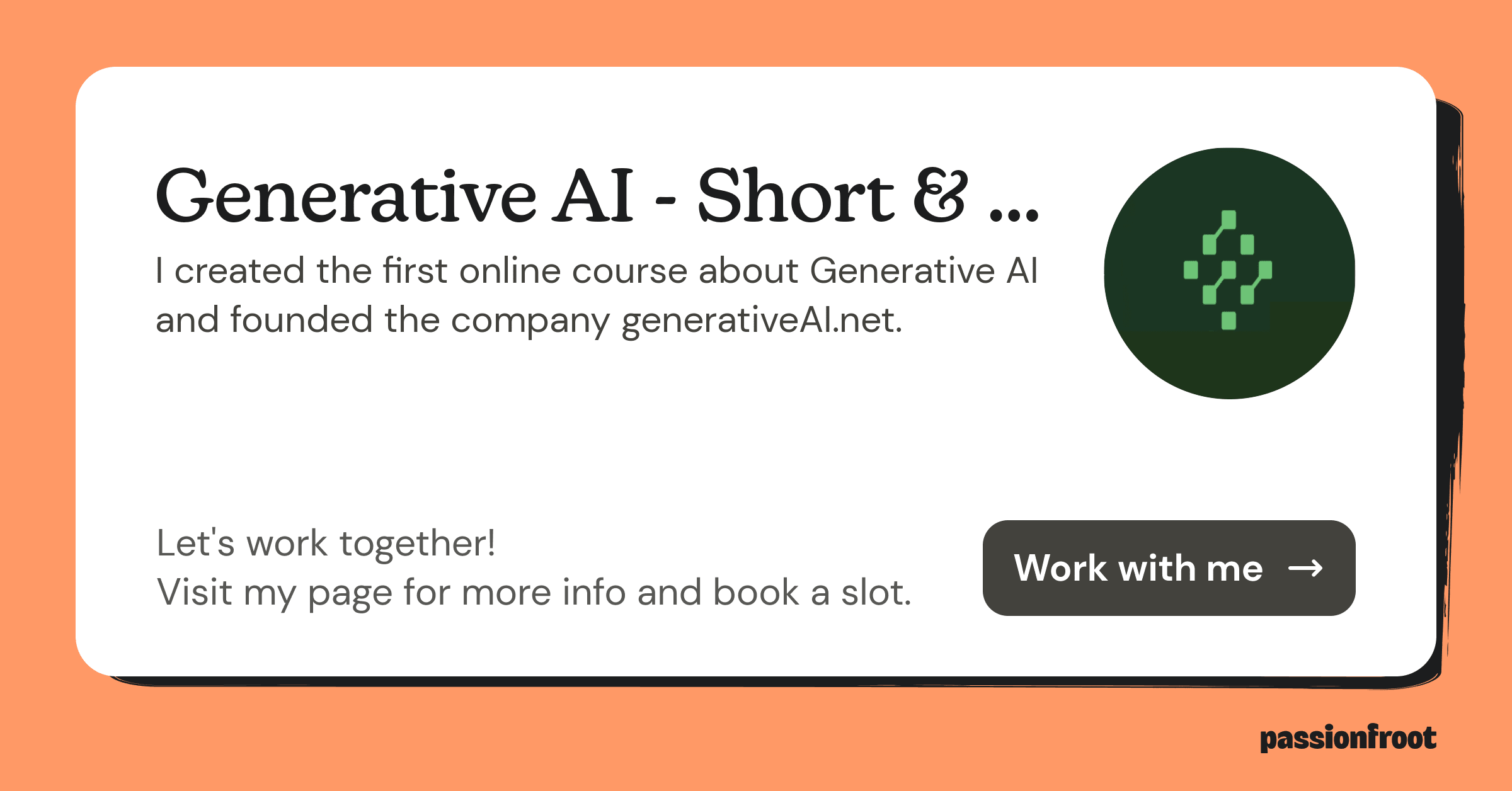 Generative AI - Short & Sweet | Passionfroot