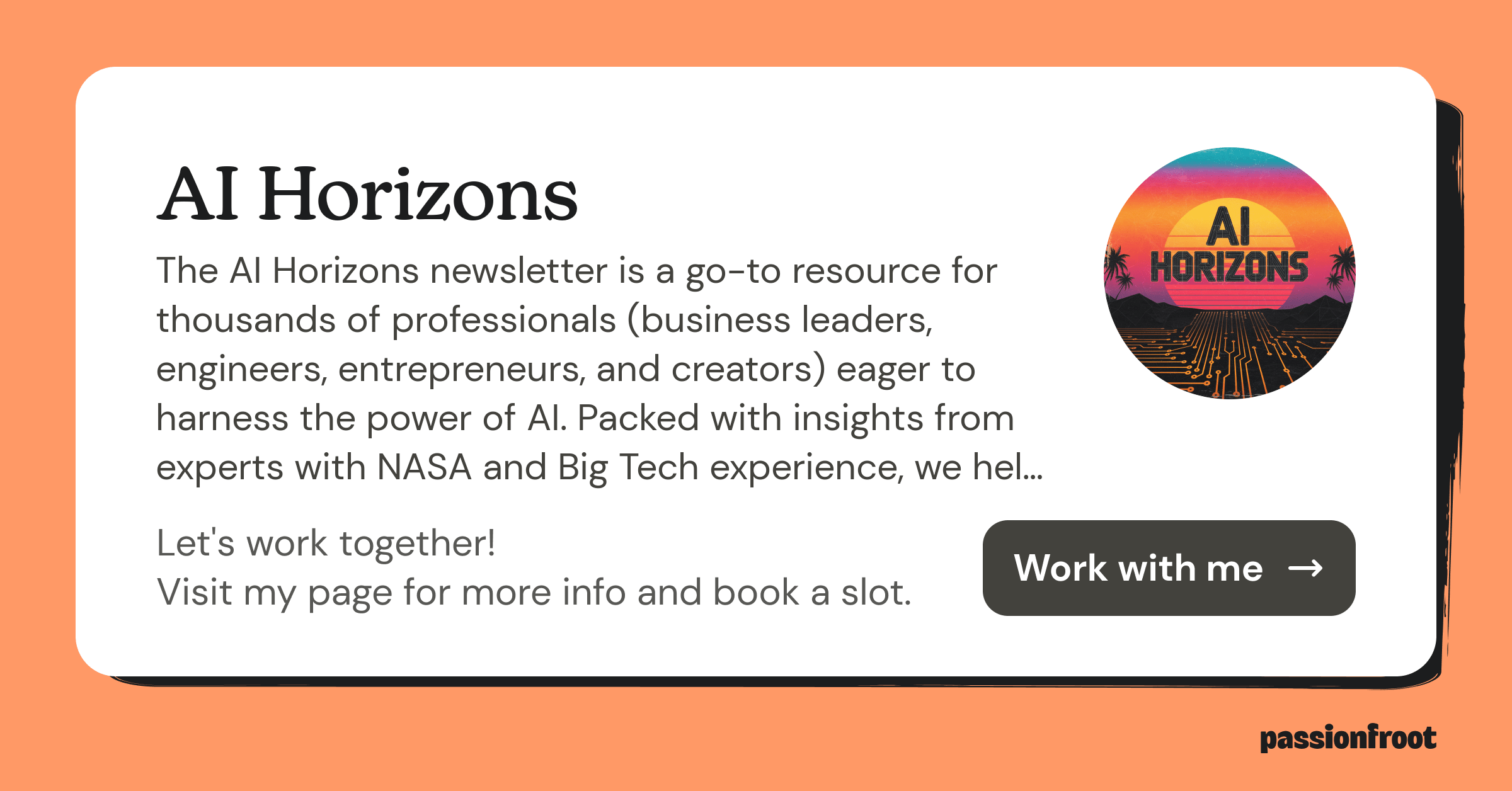 AI Horizons | Passionfroot