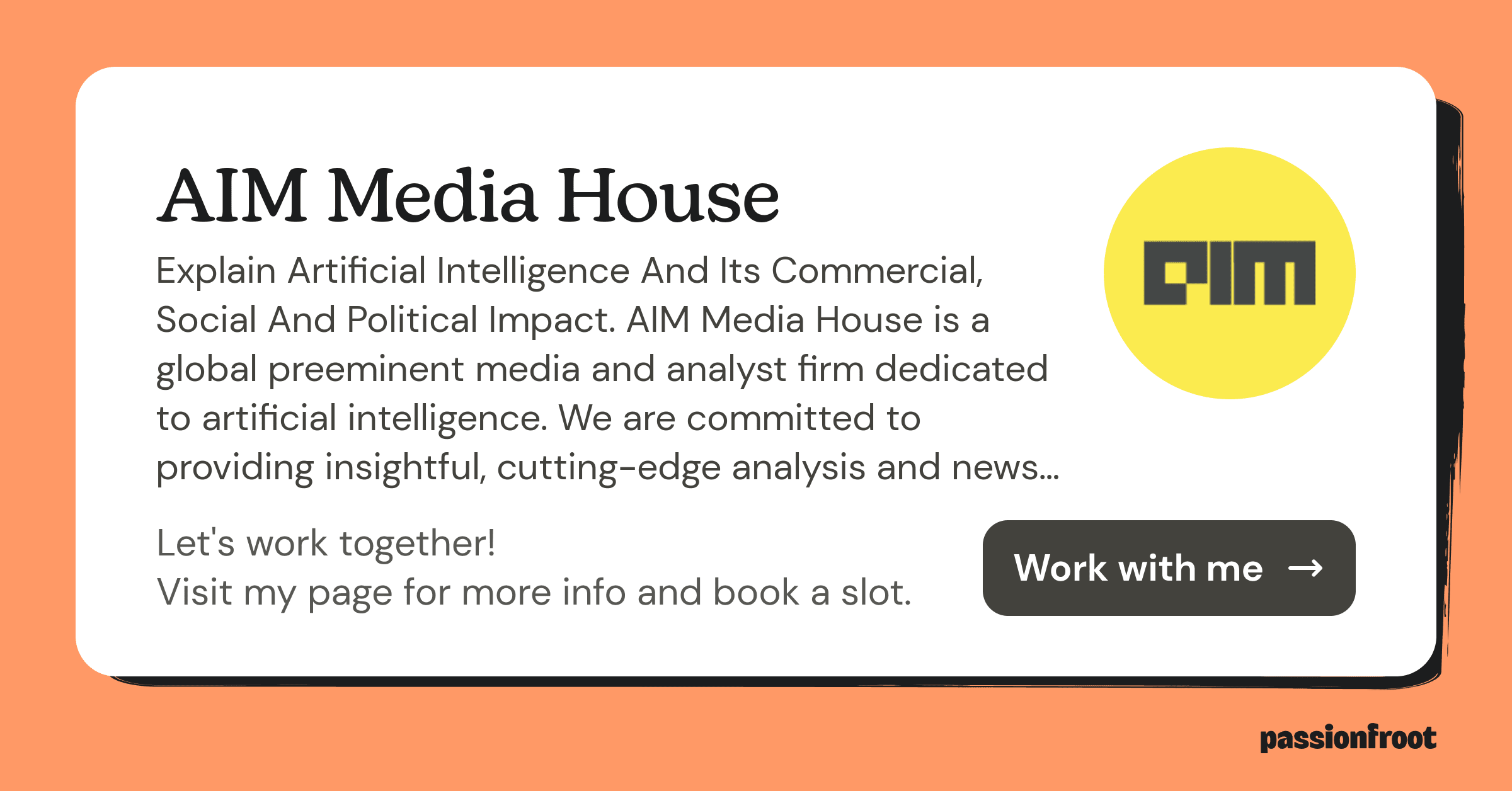 AIM Media House | Passionfroot