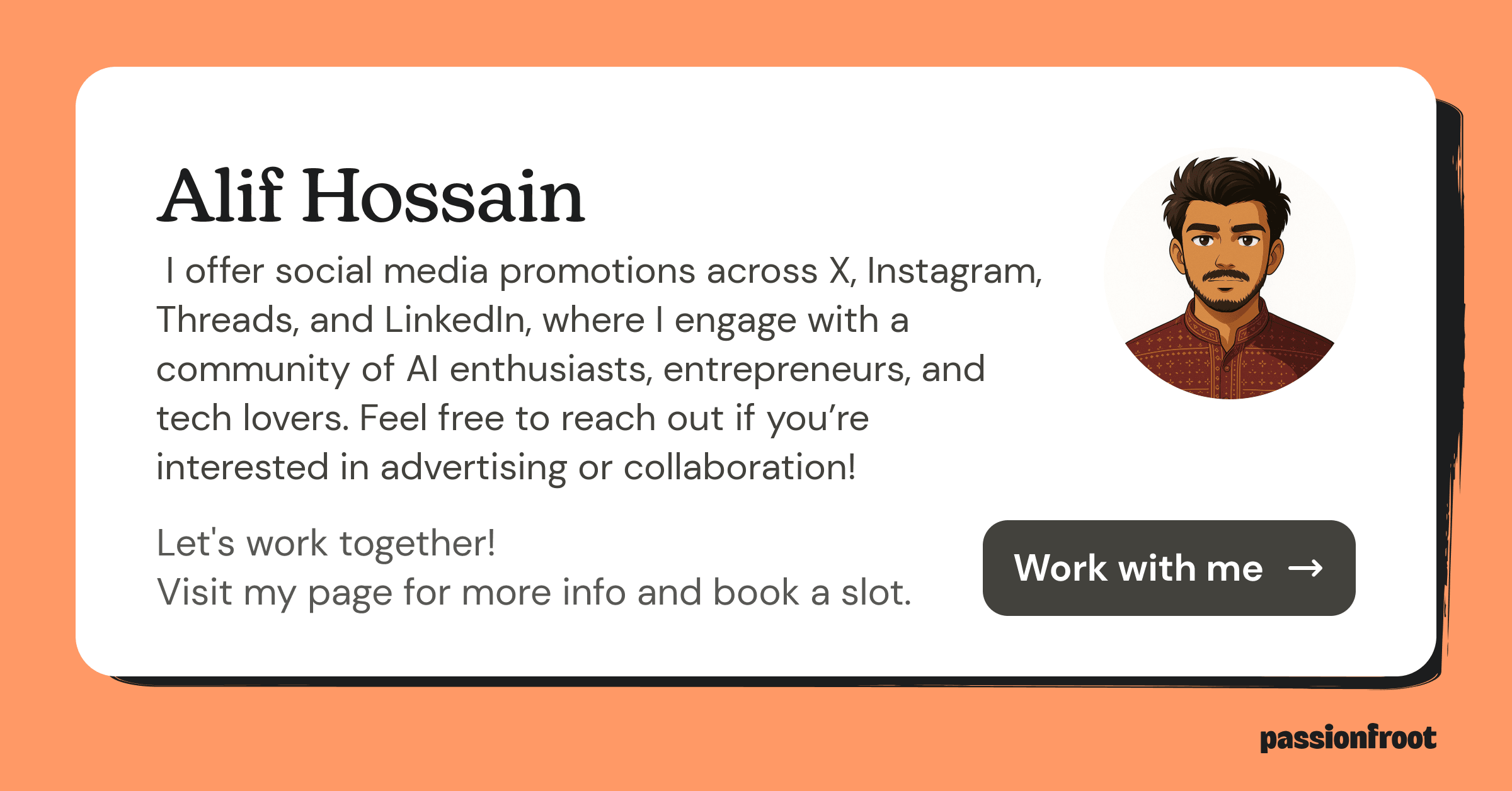 Alif Hossain | Passionfroot