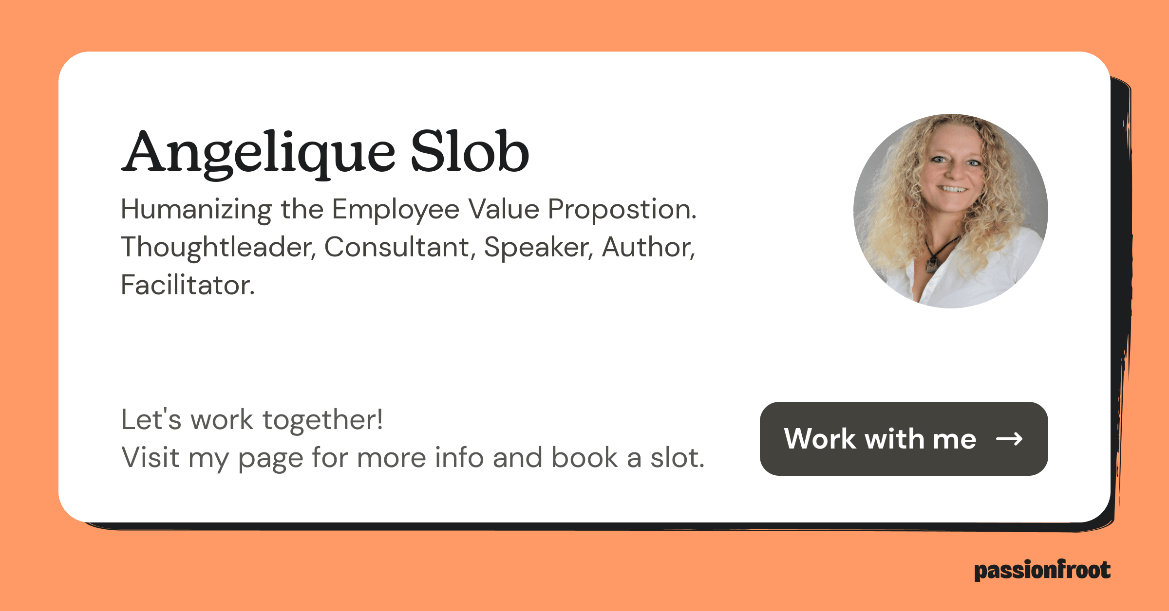 Angelique Slob | Passionfroot