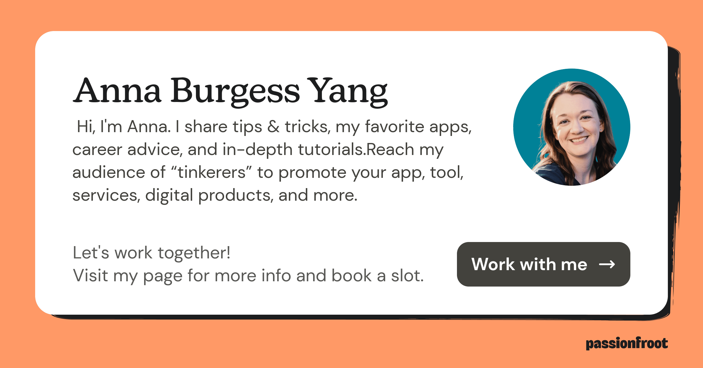 Anna Burgess Yang | Passionfroot