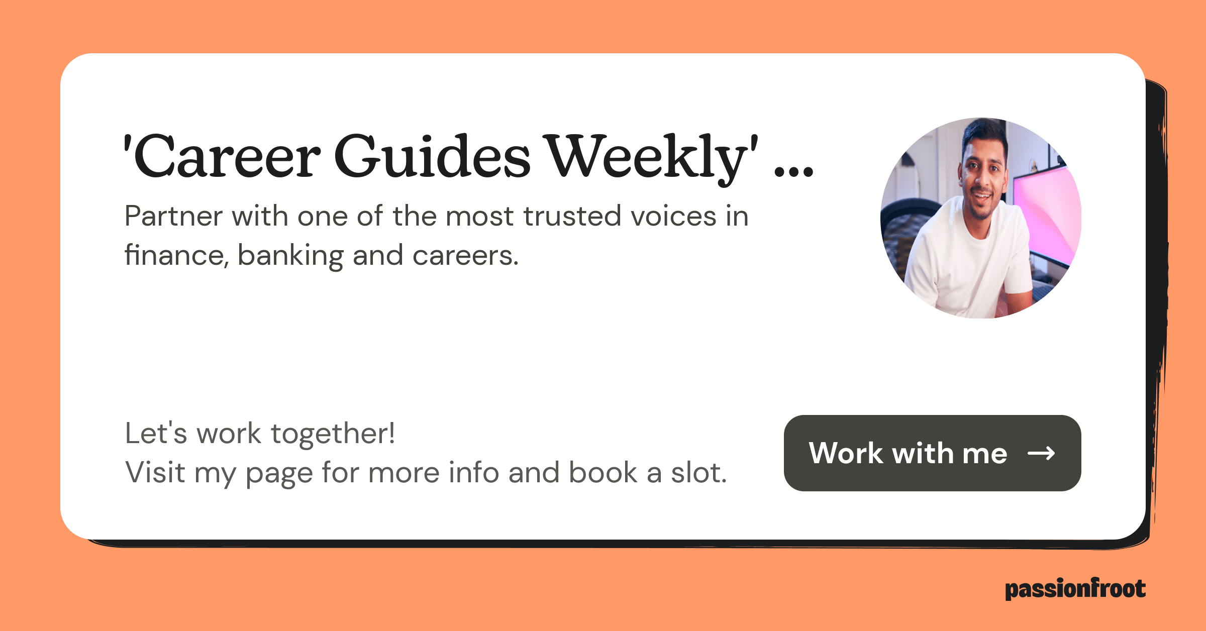 'Career Guides Weekly' by Afzal Hussein | Passionfroot