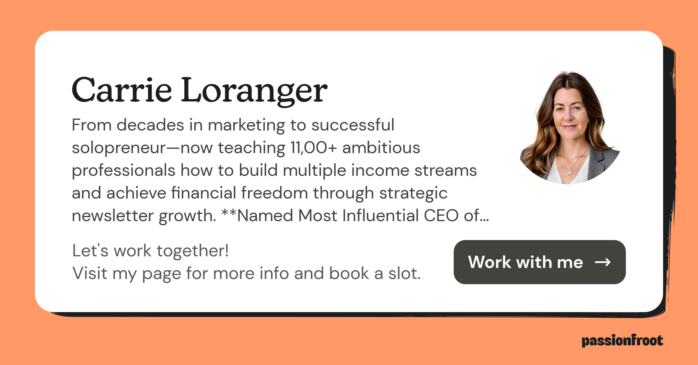 Carrie Loranger | Passionfroot