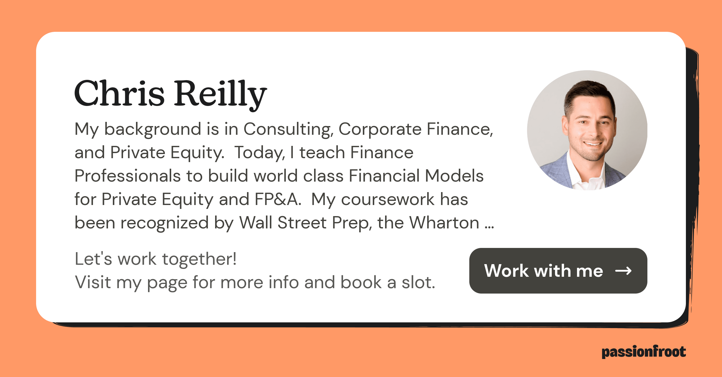 Chris Reilly | Passionfroot