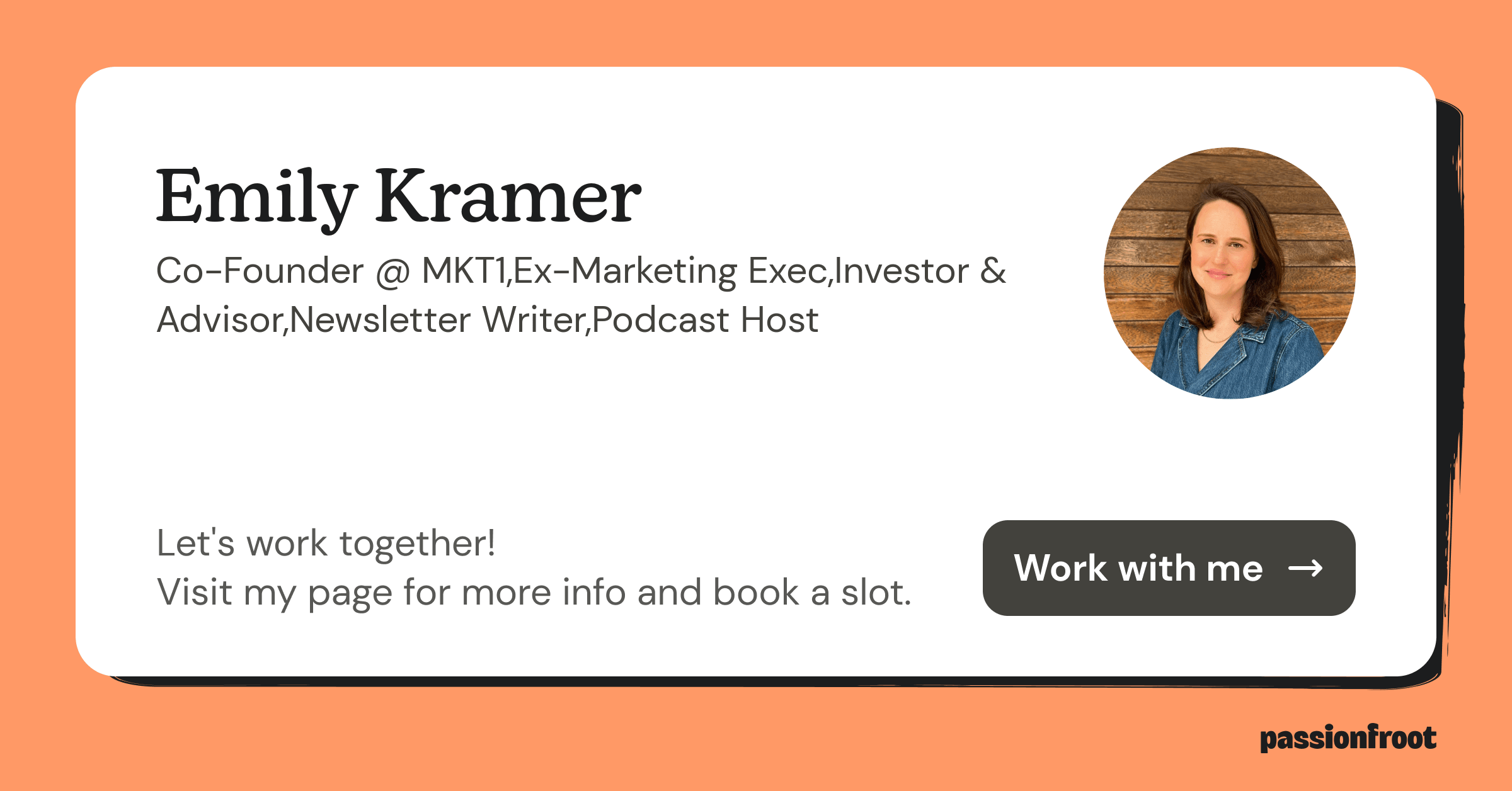 Emily Kramer | Passionfroot