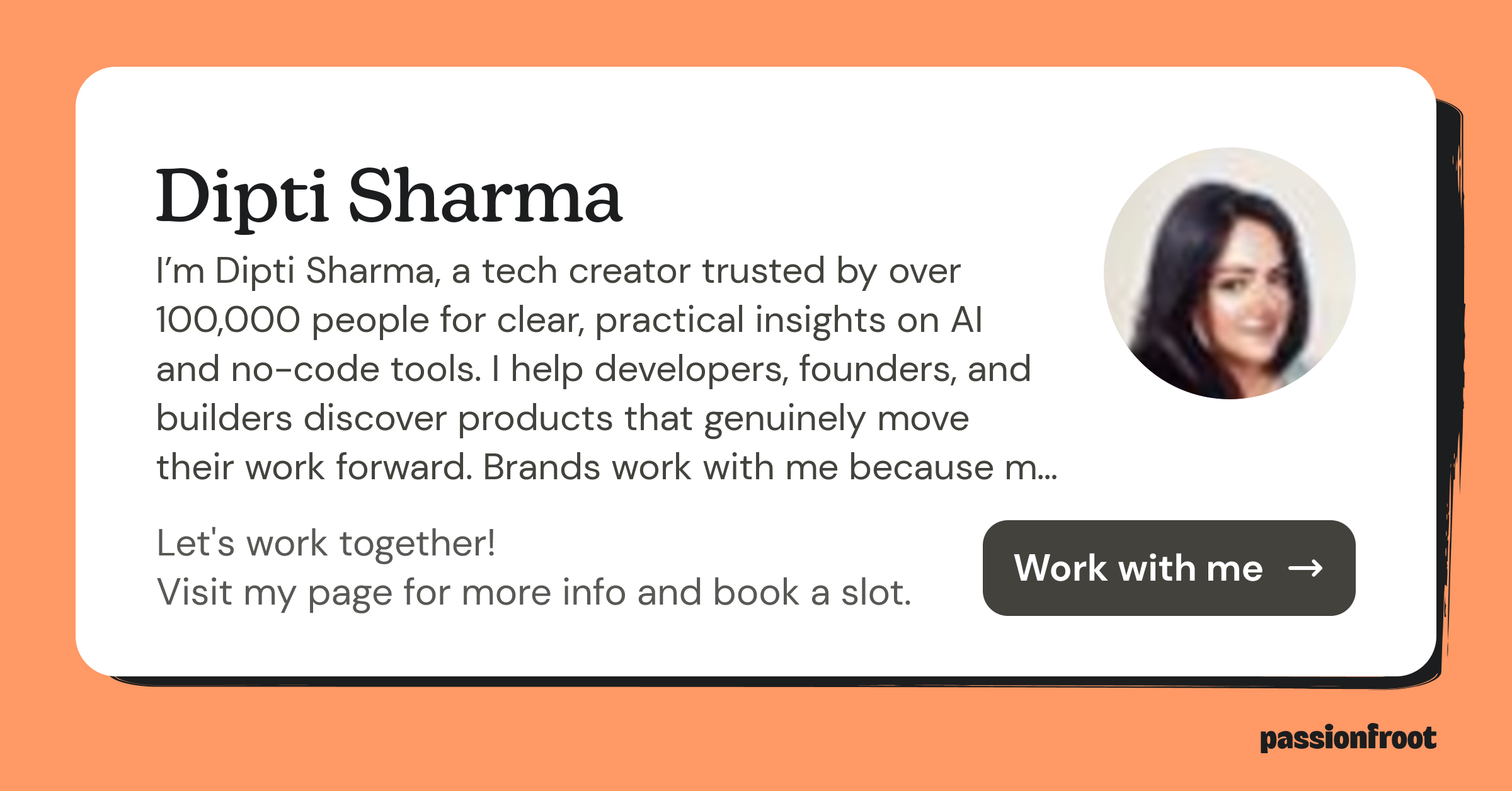 Dipti Sharma | Passionfroot