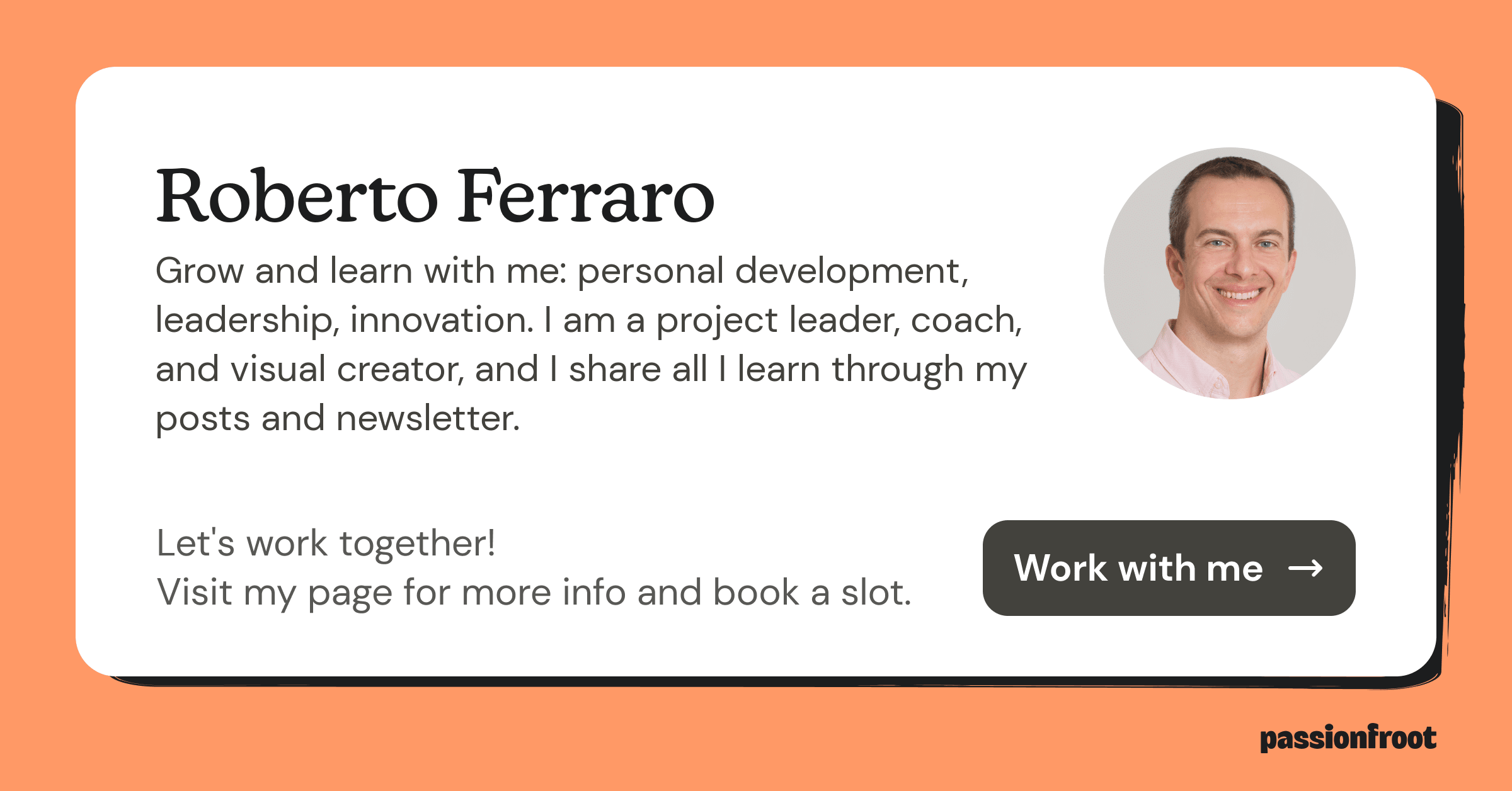 Roberto Ferraro | Passionfroot