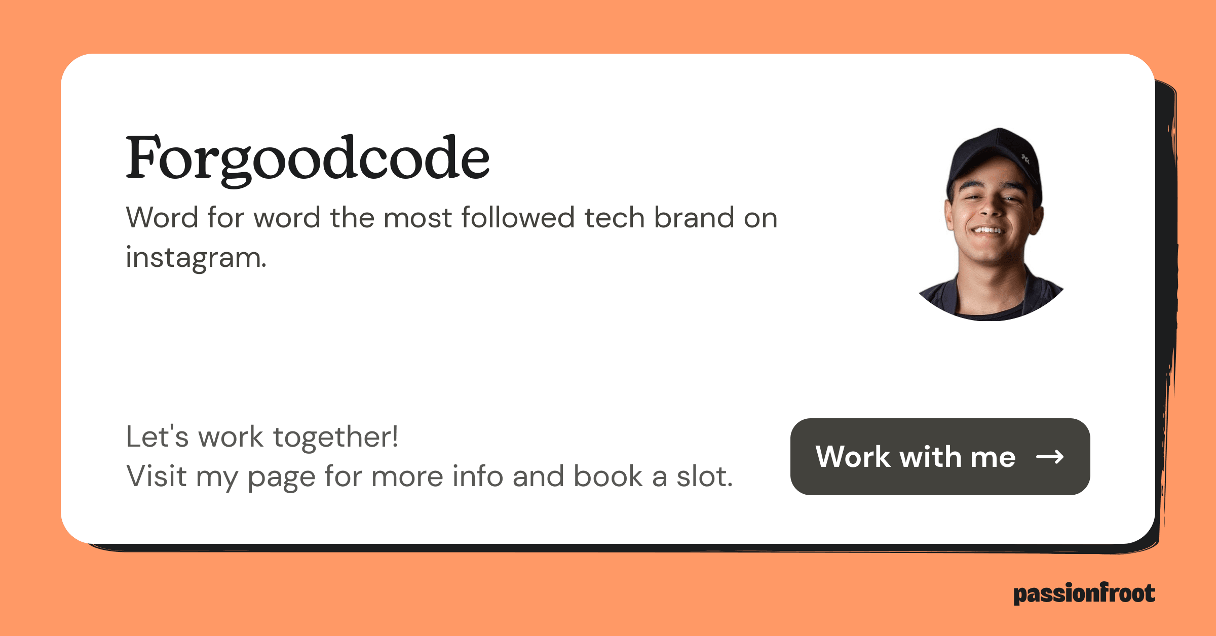 Forgoodcode | Passionfroot