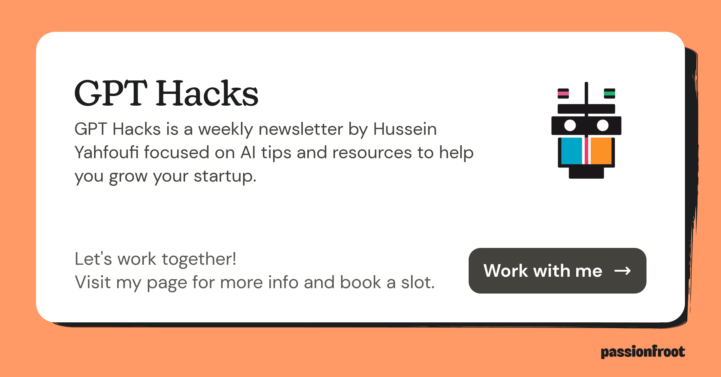 GPT Hacks | Passionfroot