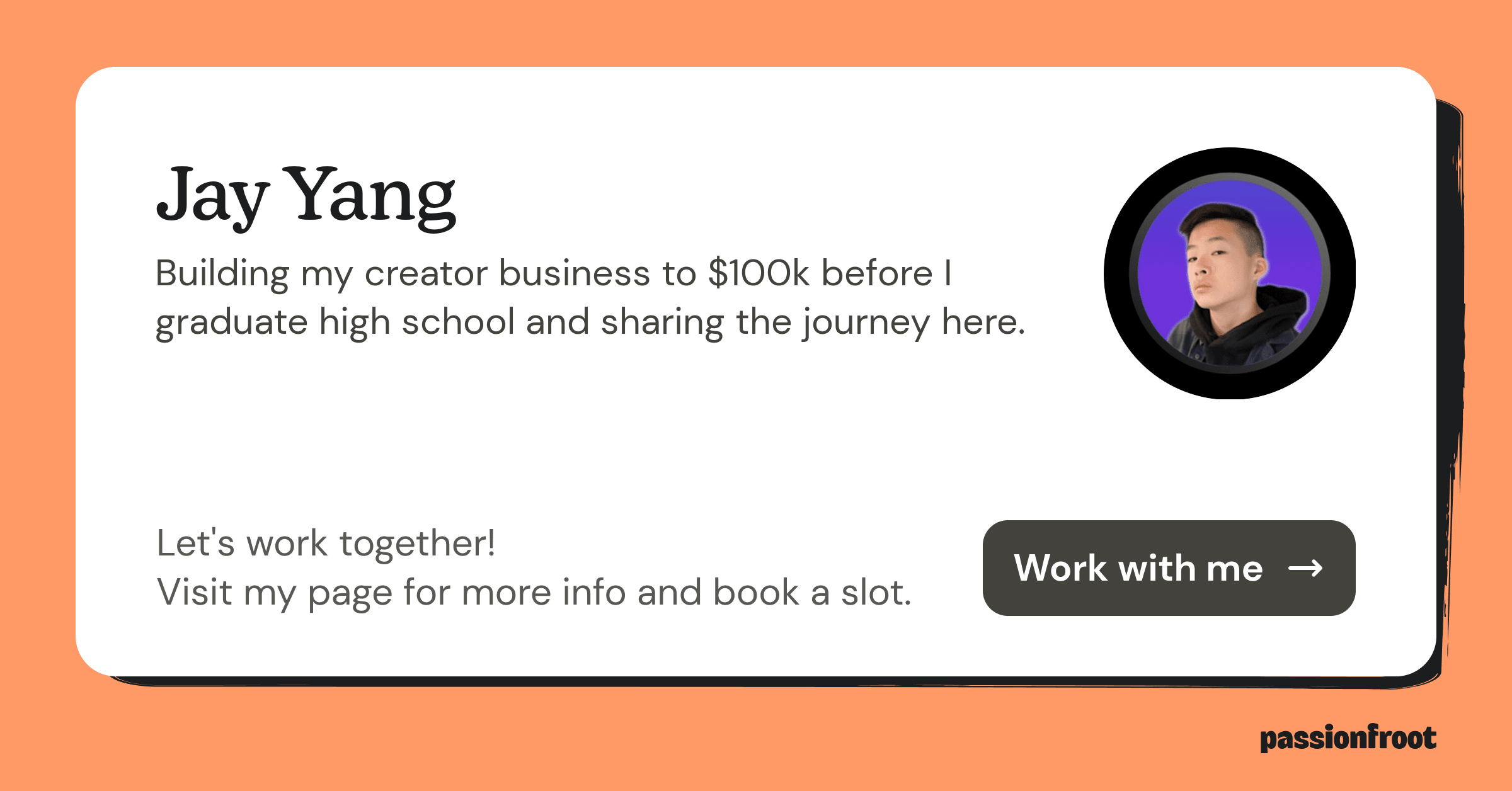 Jay Yang | Passionfroot