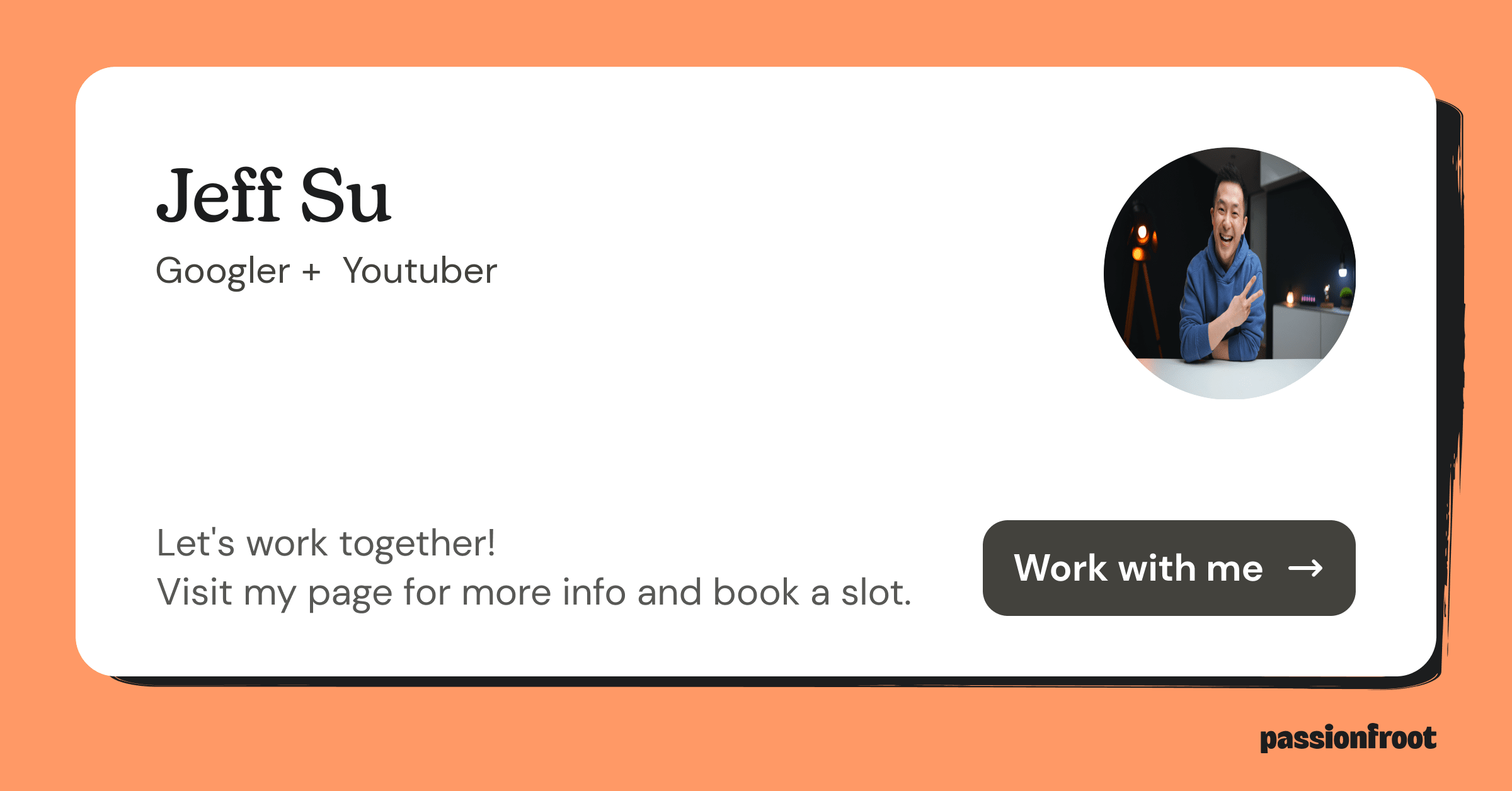 Jeff Su | Passionfroot