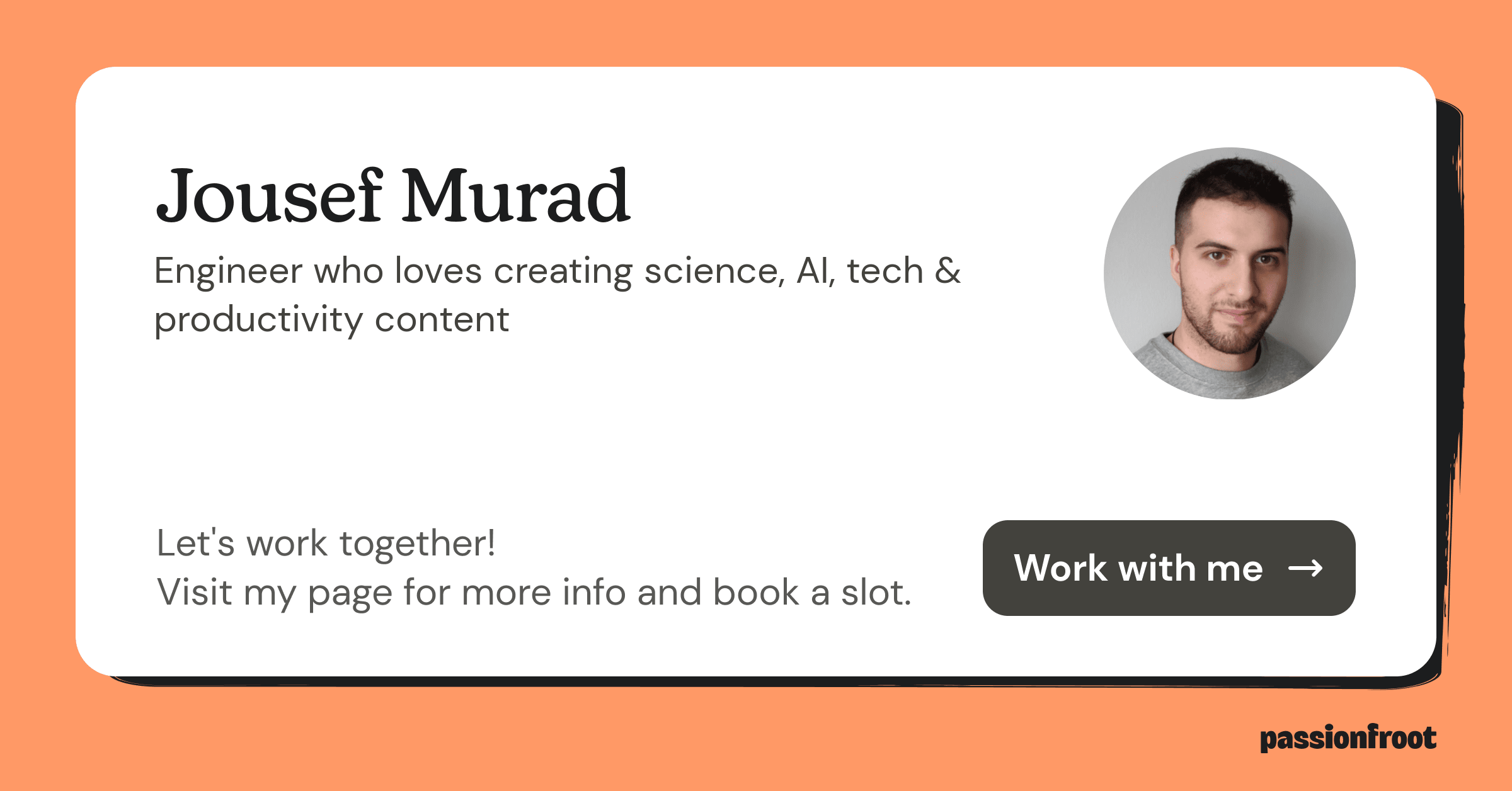 Jousef Murad Passionfroot