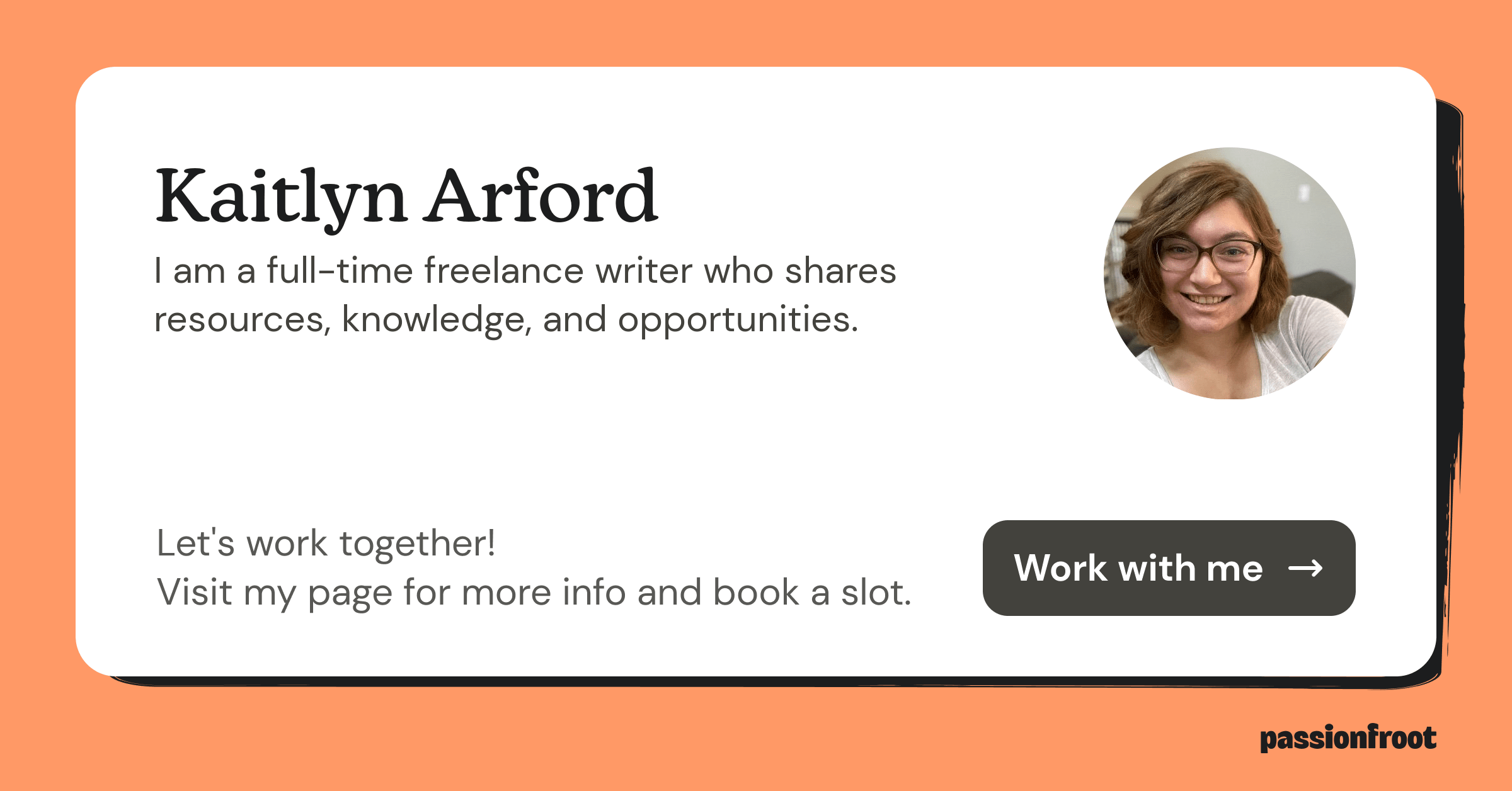 Kaitlyn Arford | Passionfroot