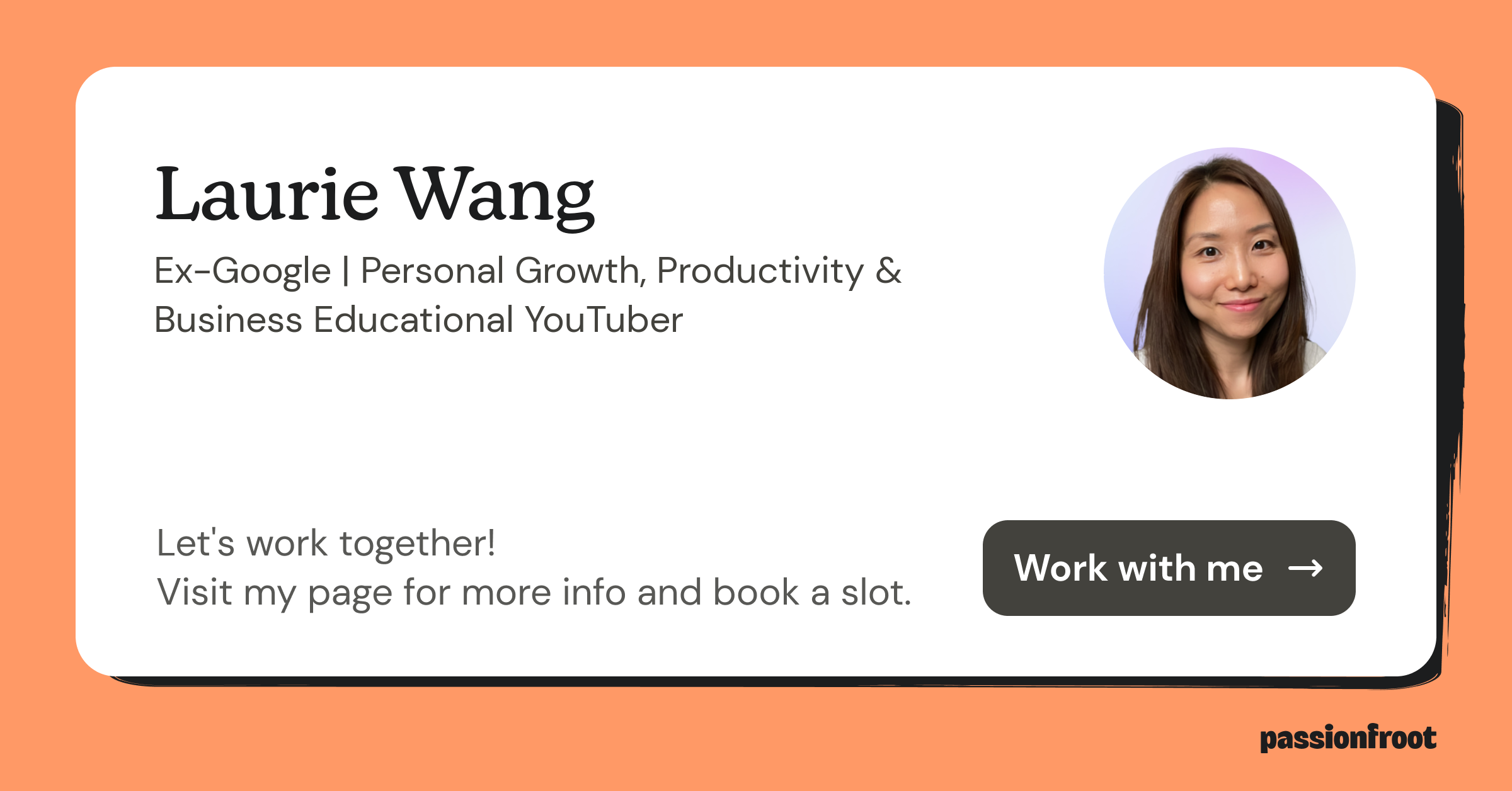 Laurie Wang | Passionfroot