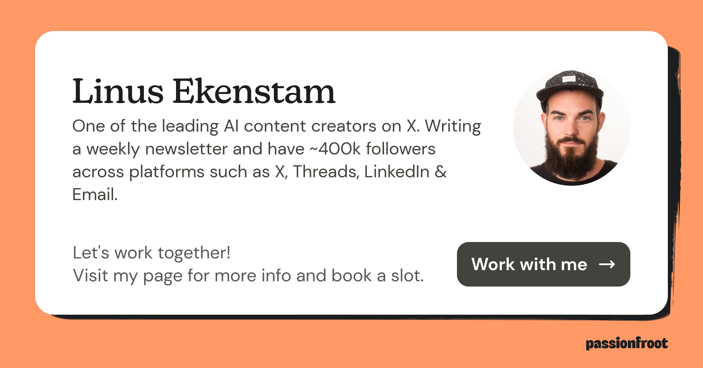 Linus Ekenstam | Passionfroot