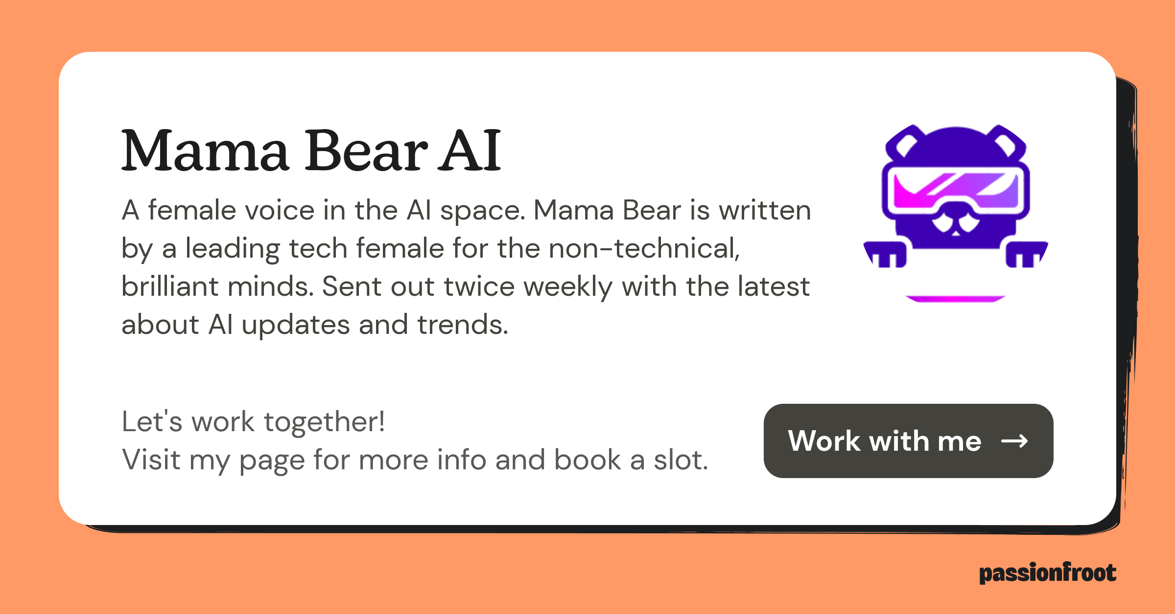 Mama Bear AI | Passionfroot