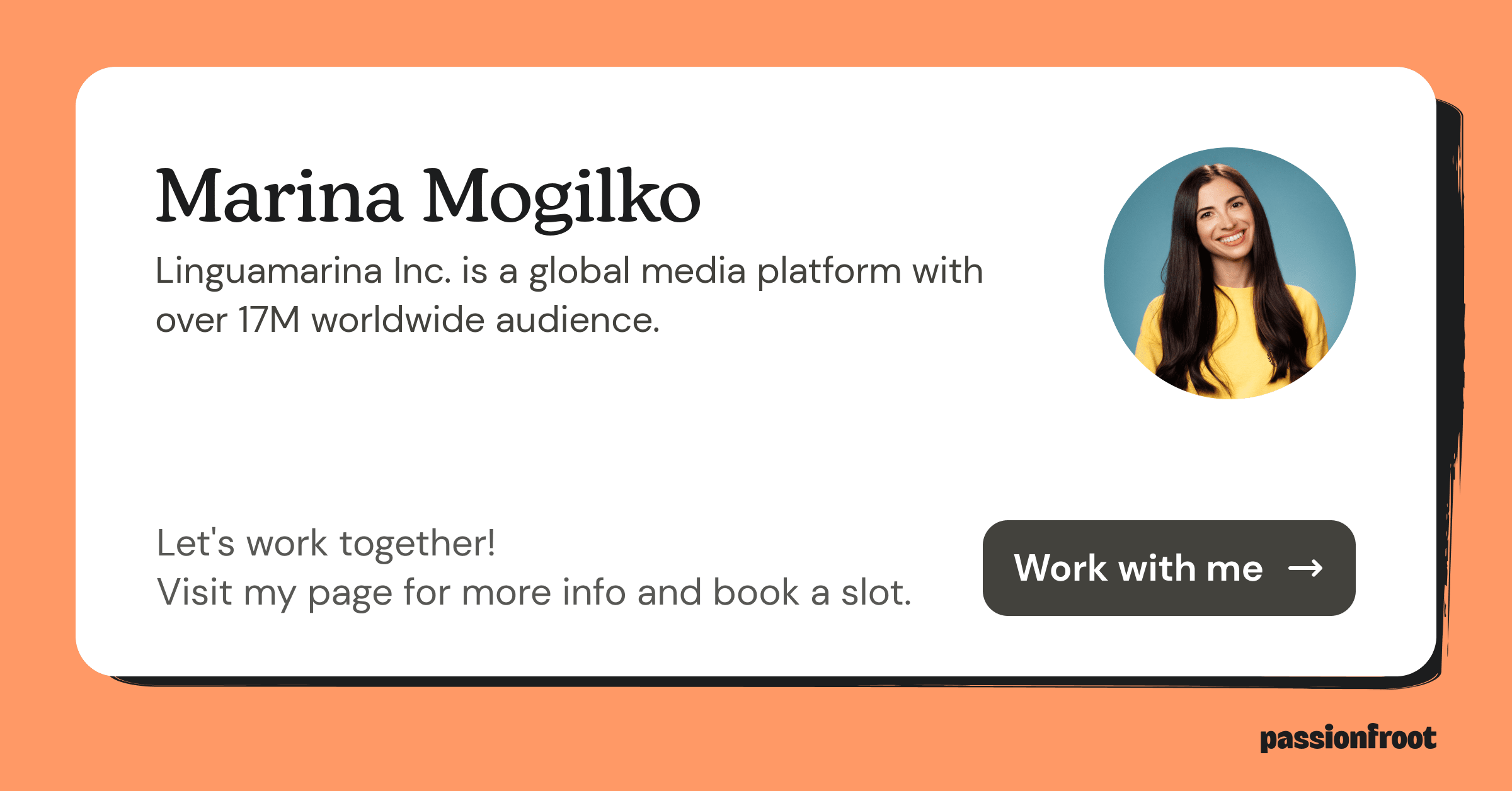 Marina Mogilko | Passionfroot