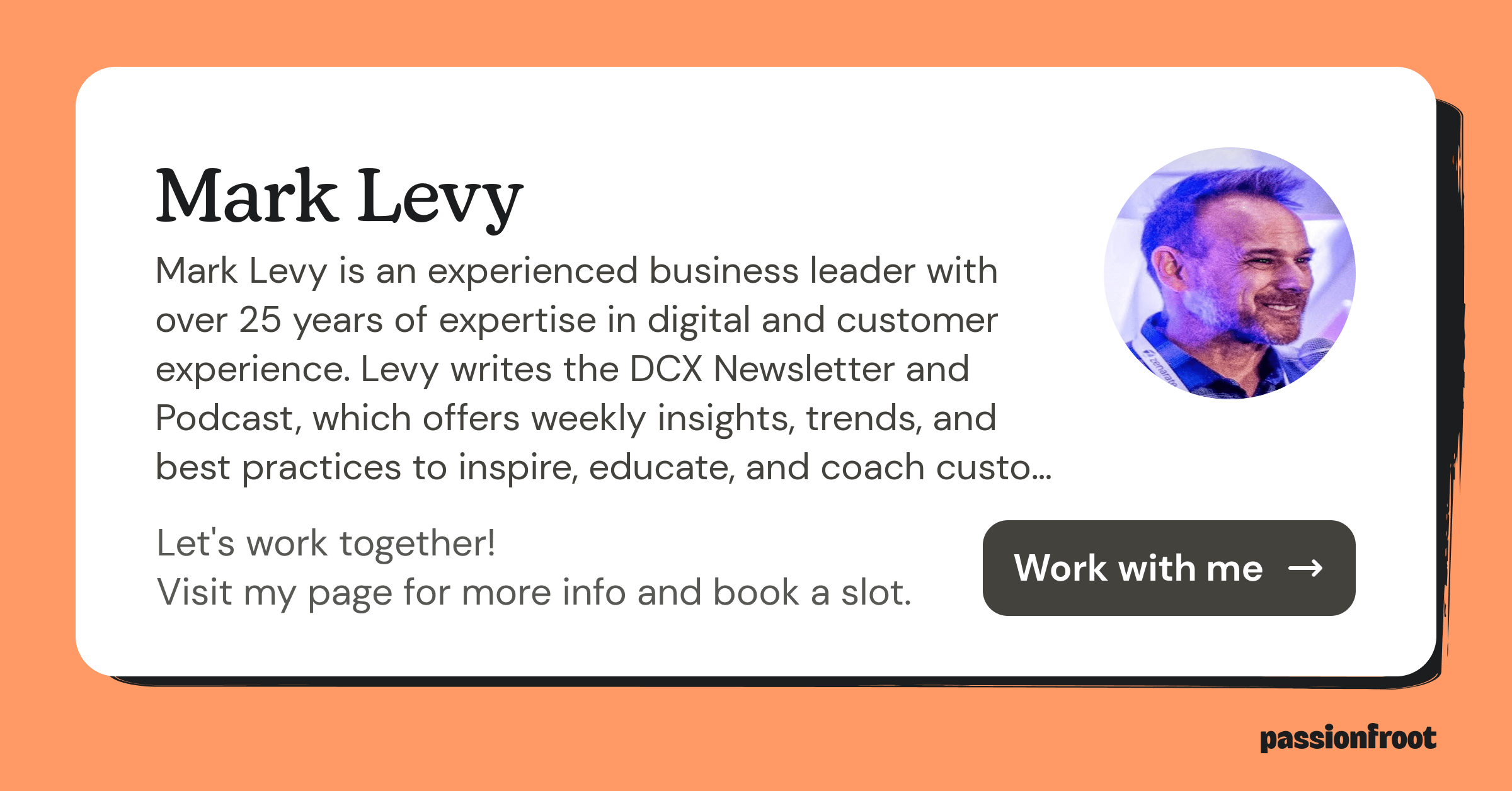 Mark Levy | Passionfroot