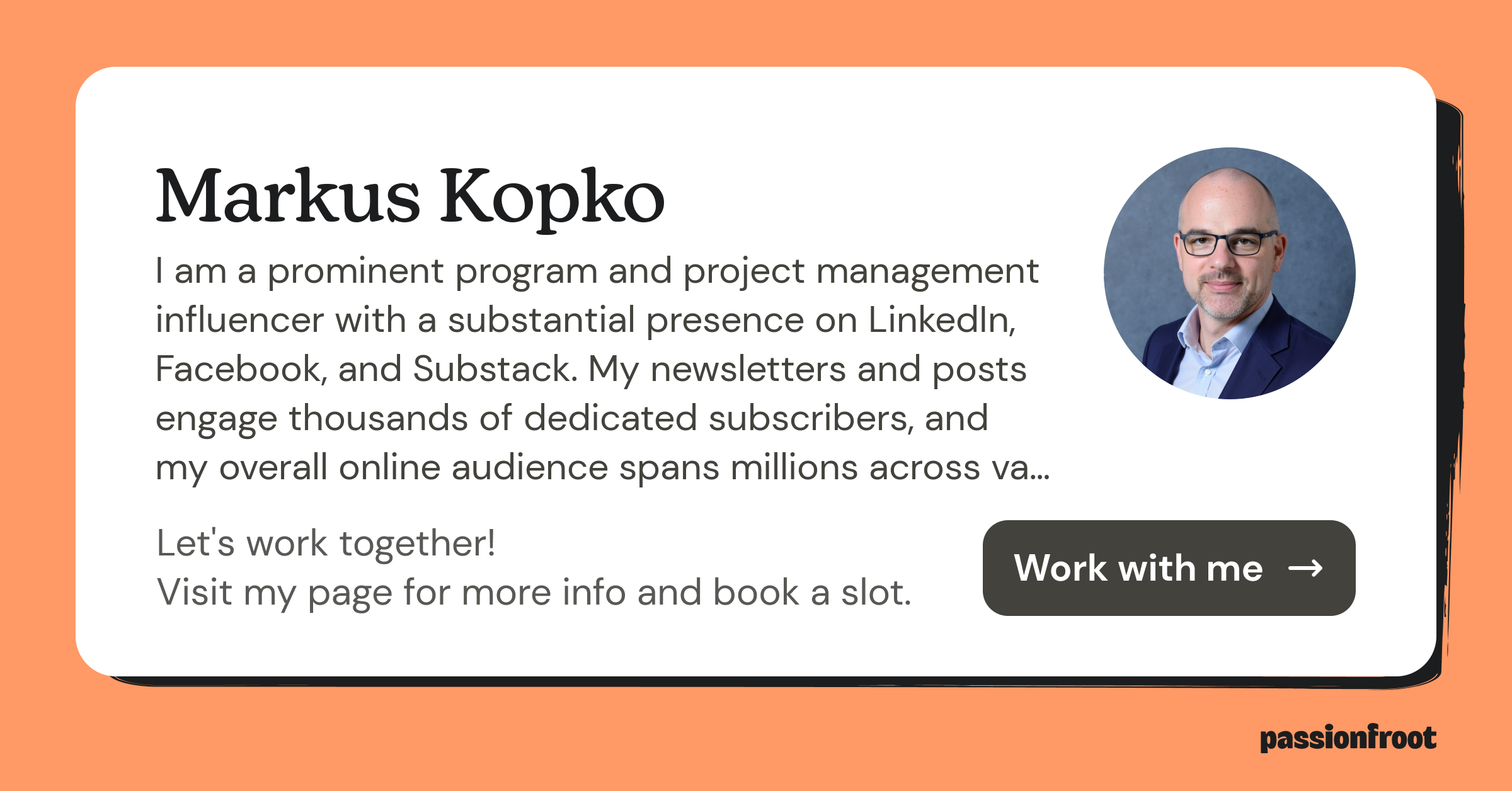 Markus Kopko | Passionfroot