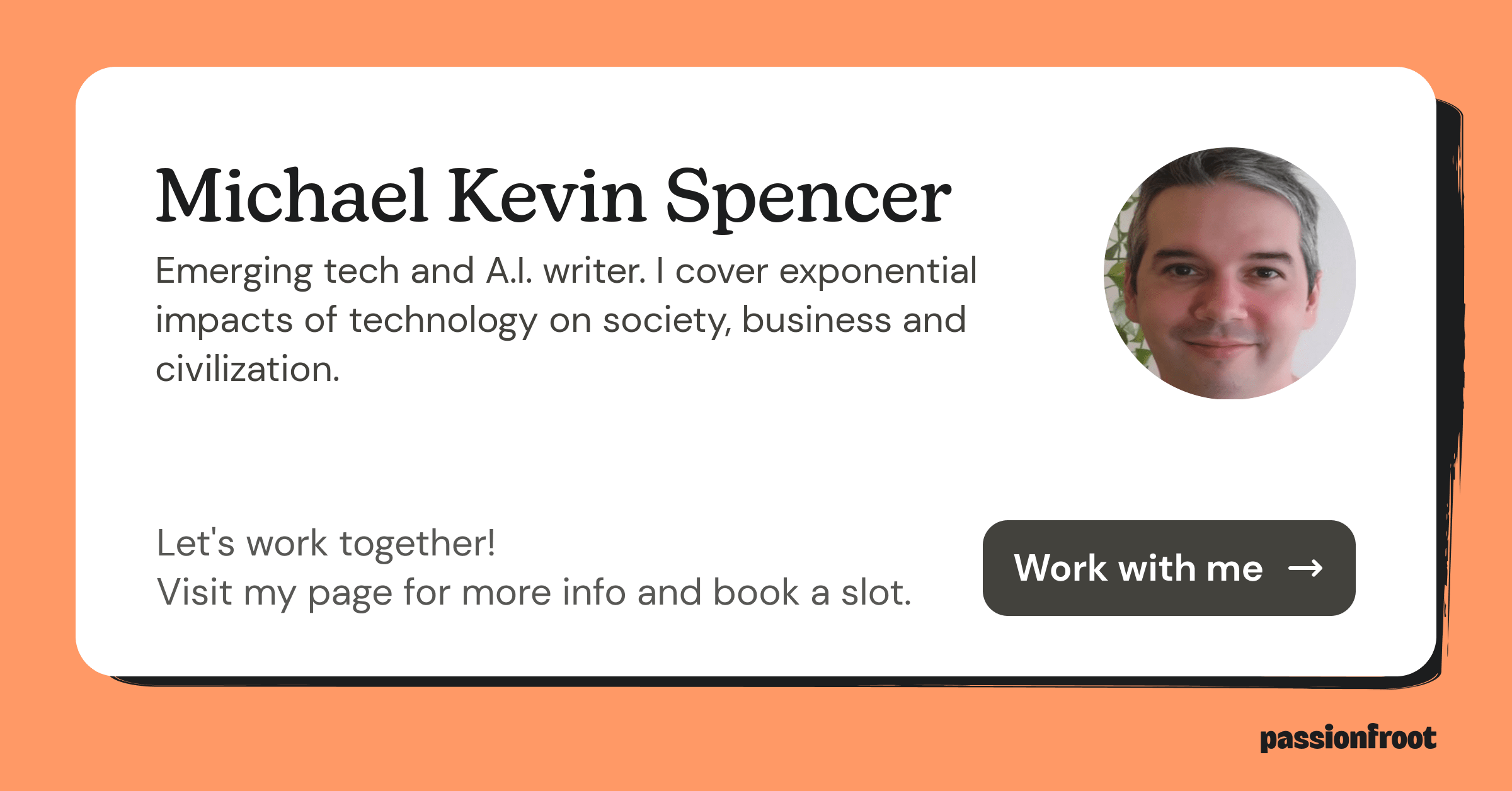 Michael Kevin Spencer | Passionfroot Michael Kevin Spencer | Passionfroot