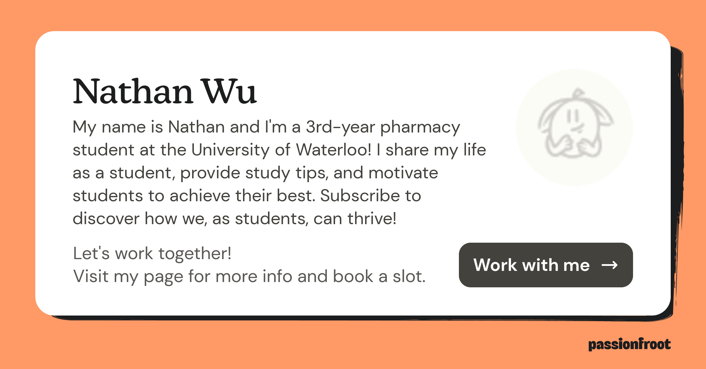 Nathan Wu | Passionfroot