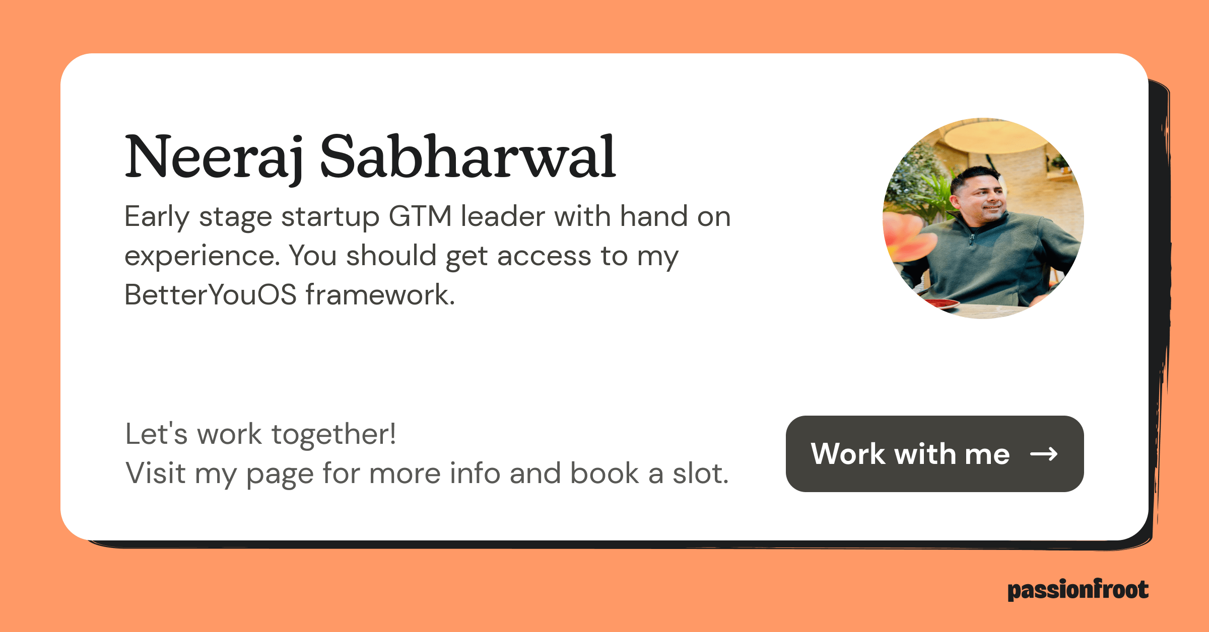 Neeraj Sabharwal | Passionfroot Neeraj Sabharwal | Passionfroot