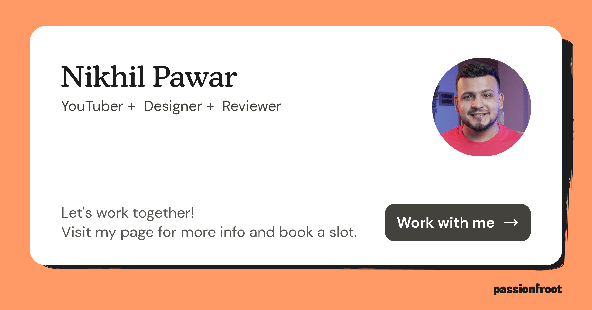 Nikhil Pawar | Passionfroot Nikhil Pawar | Passionfroot