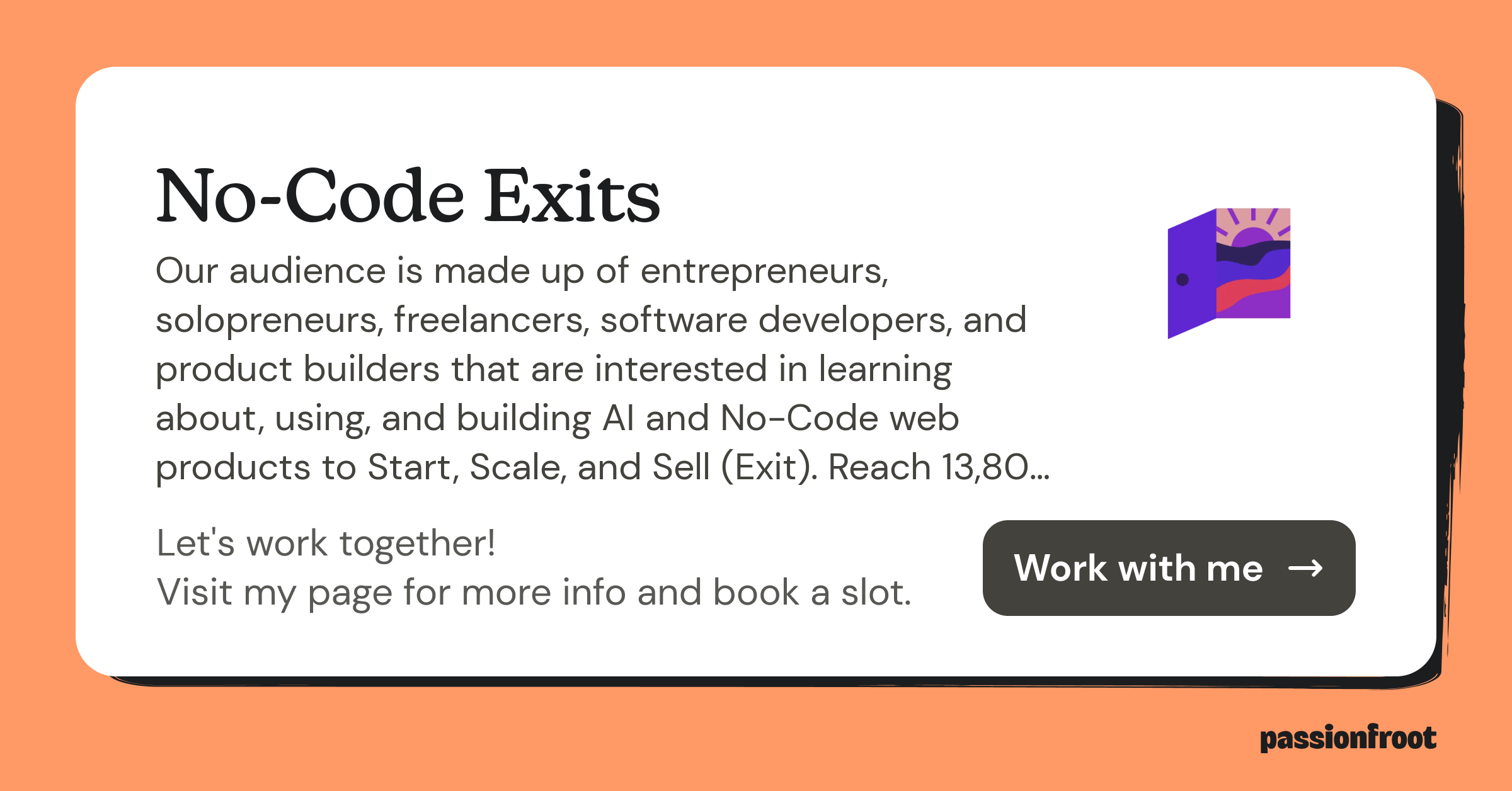 No-Code Exits | Passionfroot