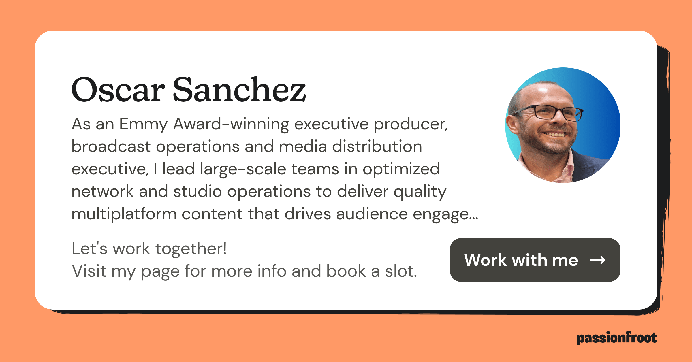 Oscar Sanchez | Passionfroot