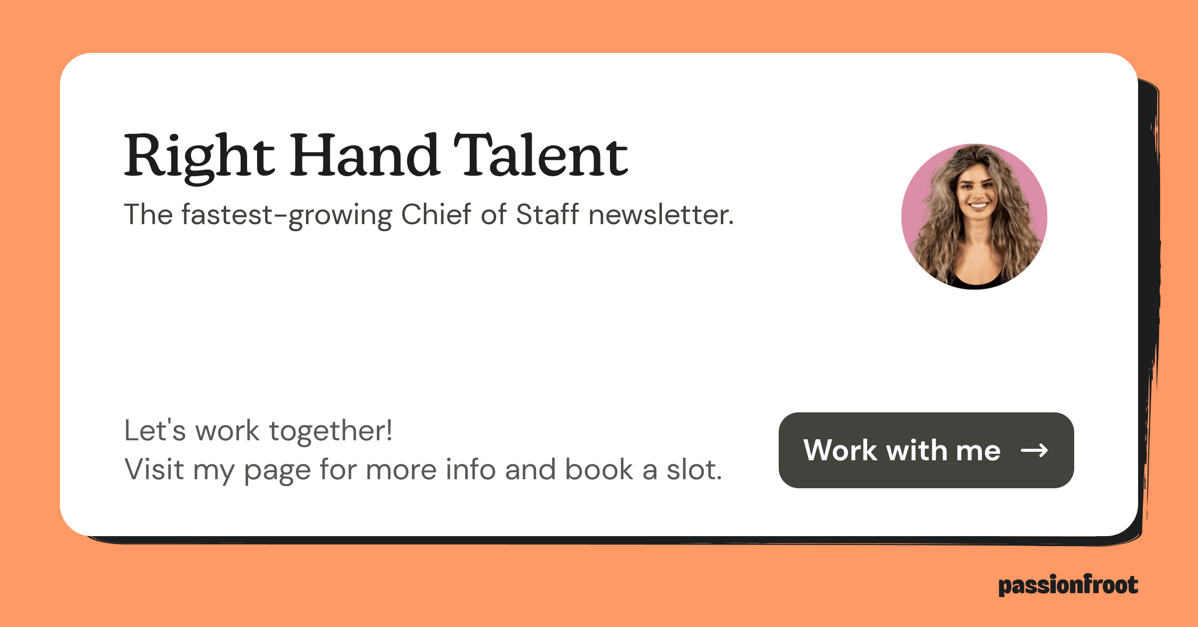Right Hand Talent | Passionfroot