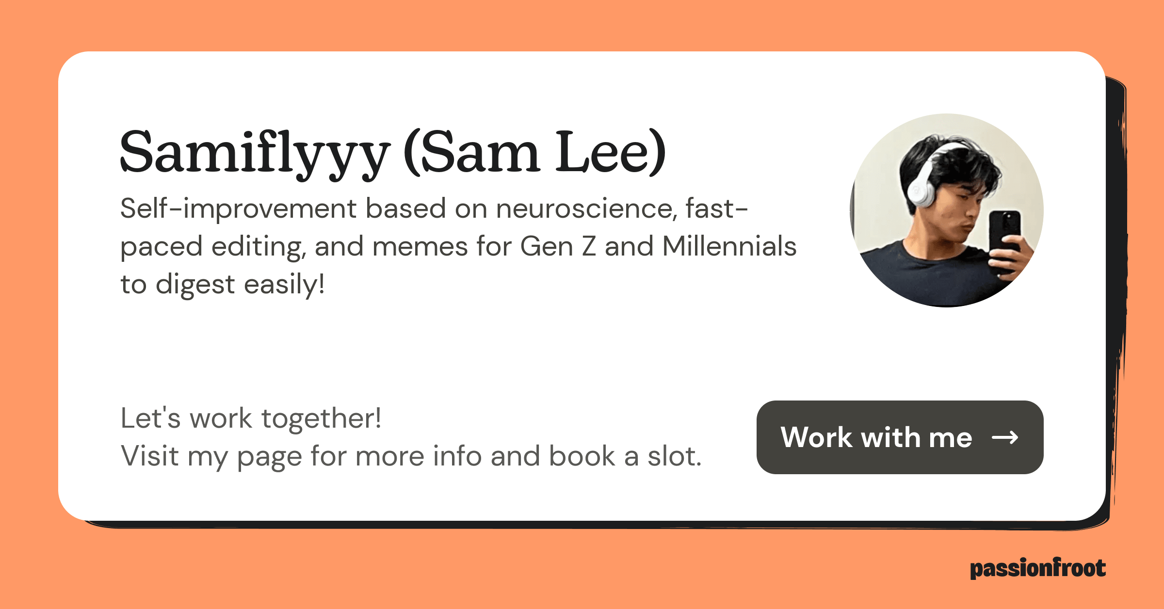 Samiflyyy (Sam Lee) | Passionfroot