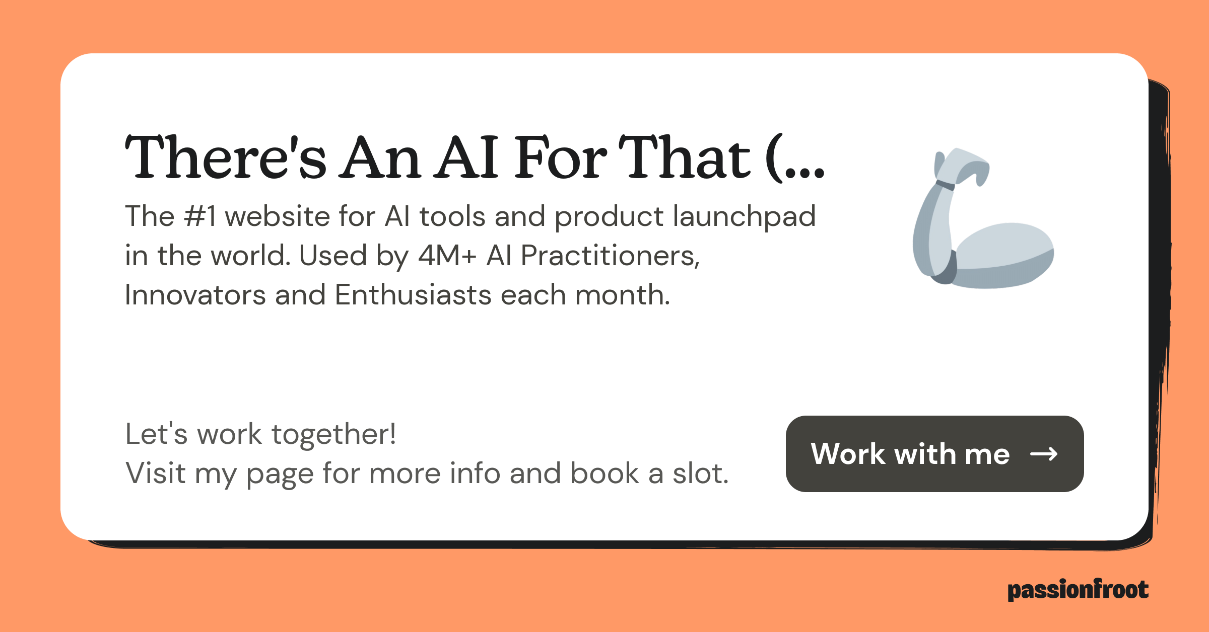 There's An AI For That (TAAFT) | Passionfroot