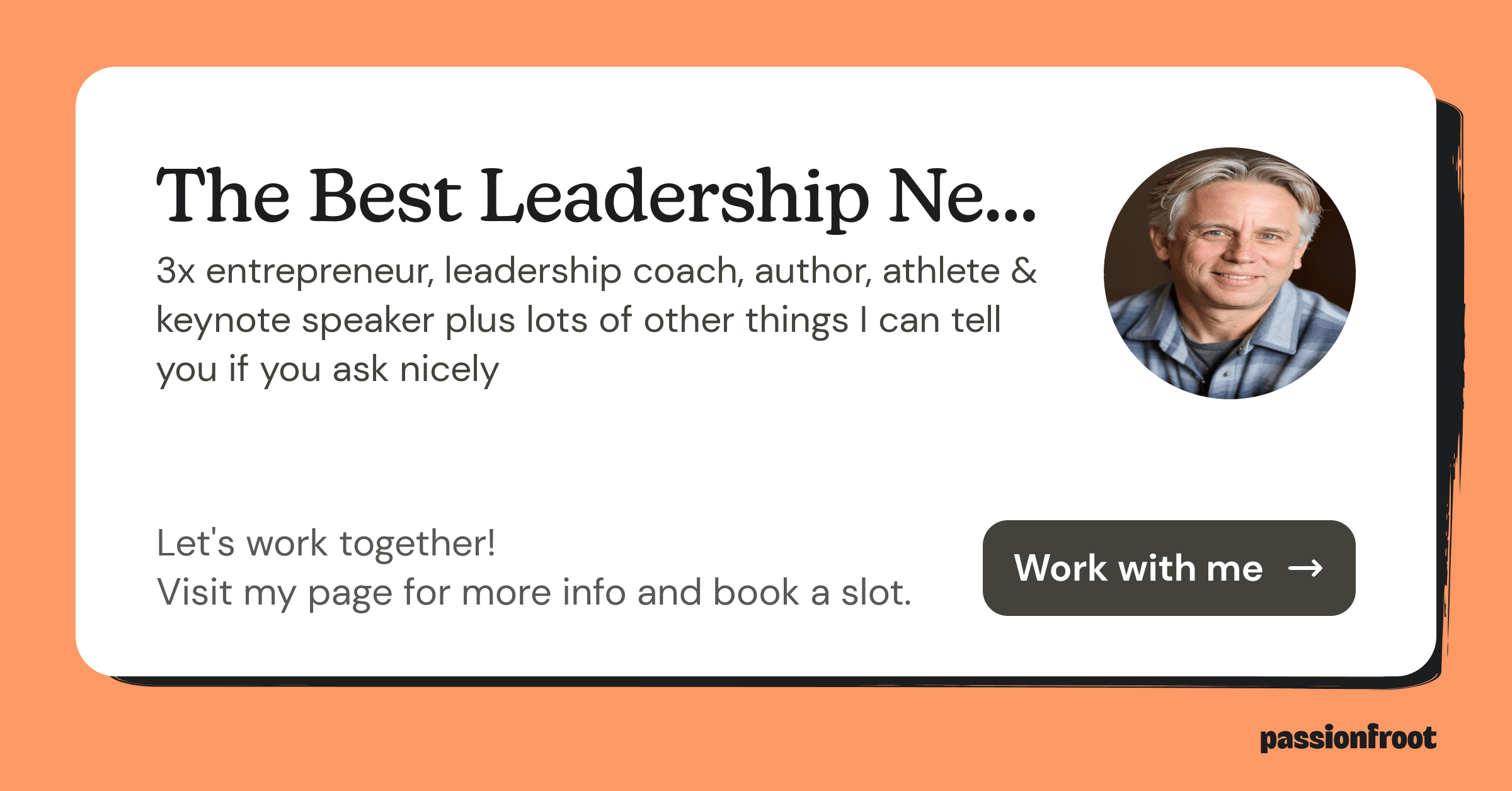 The Best Leadership Newsletter Ever | Passionfroot