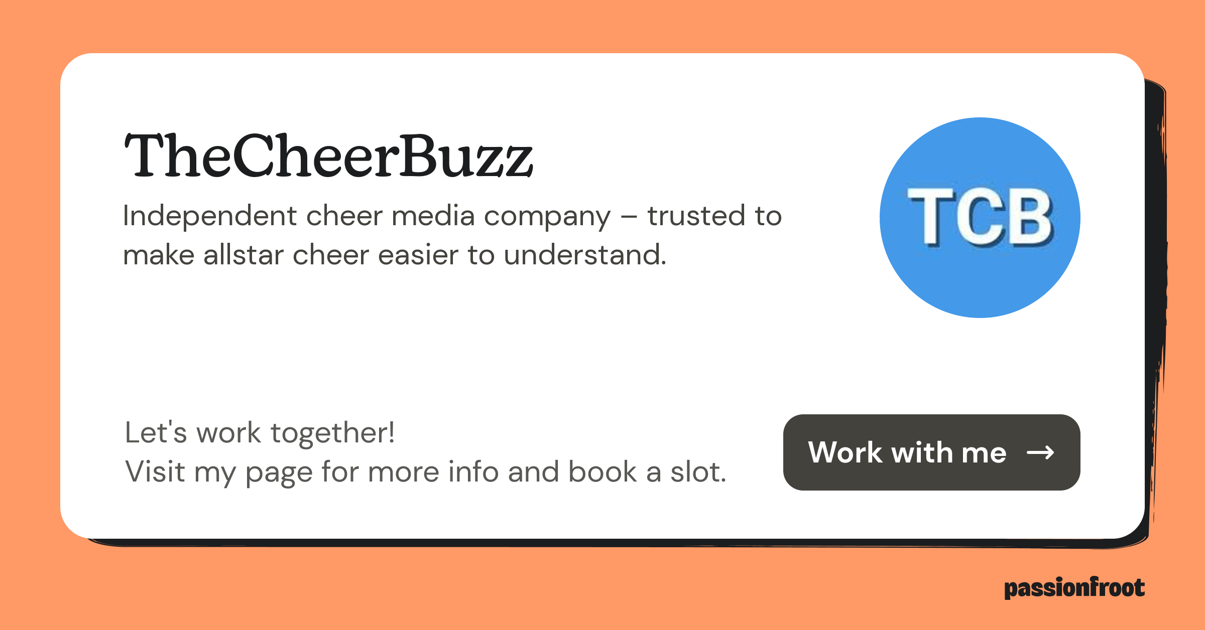 TheCheerBuzz | Passionfroot