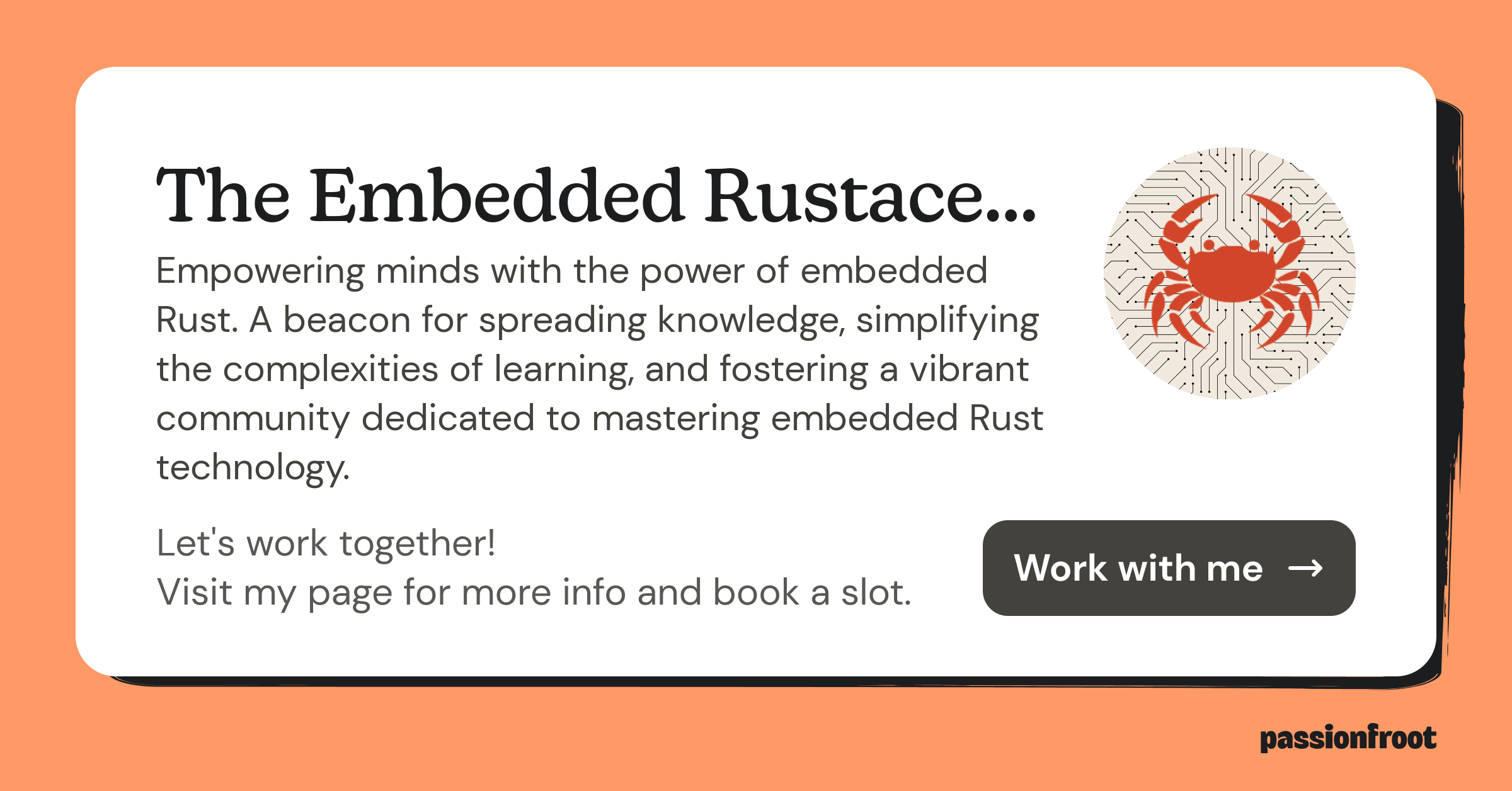 The Embedded Rustacean Passionfroot 