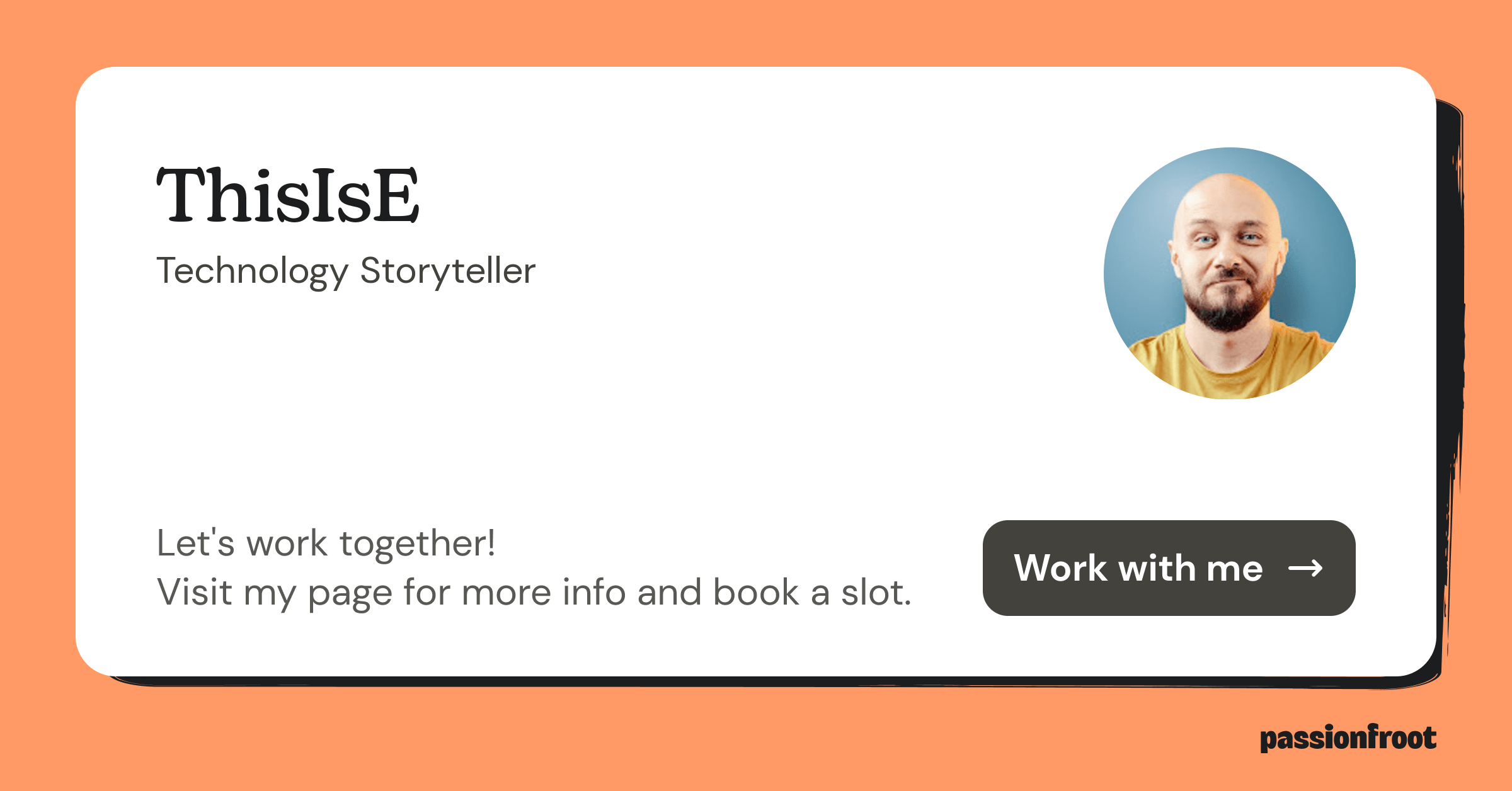 ThisIsE | Passionfroot