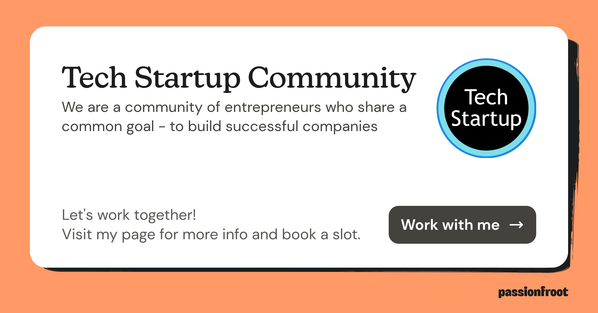 Tech Startup Community | Passionfroot