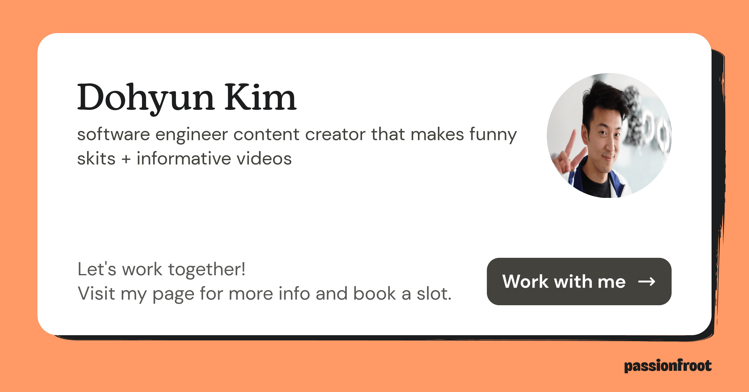 Dohyun Kim | Passionfroot