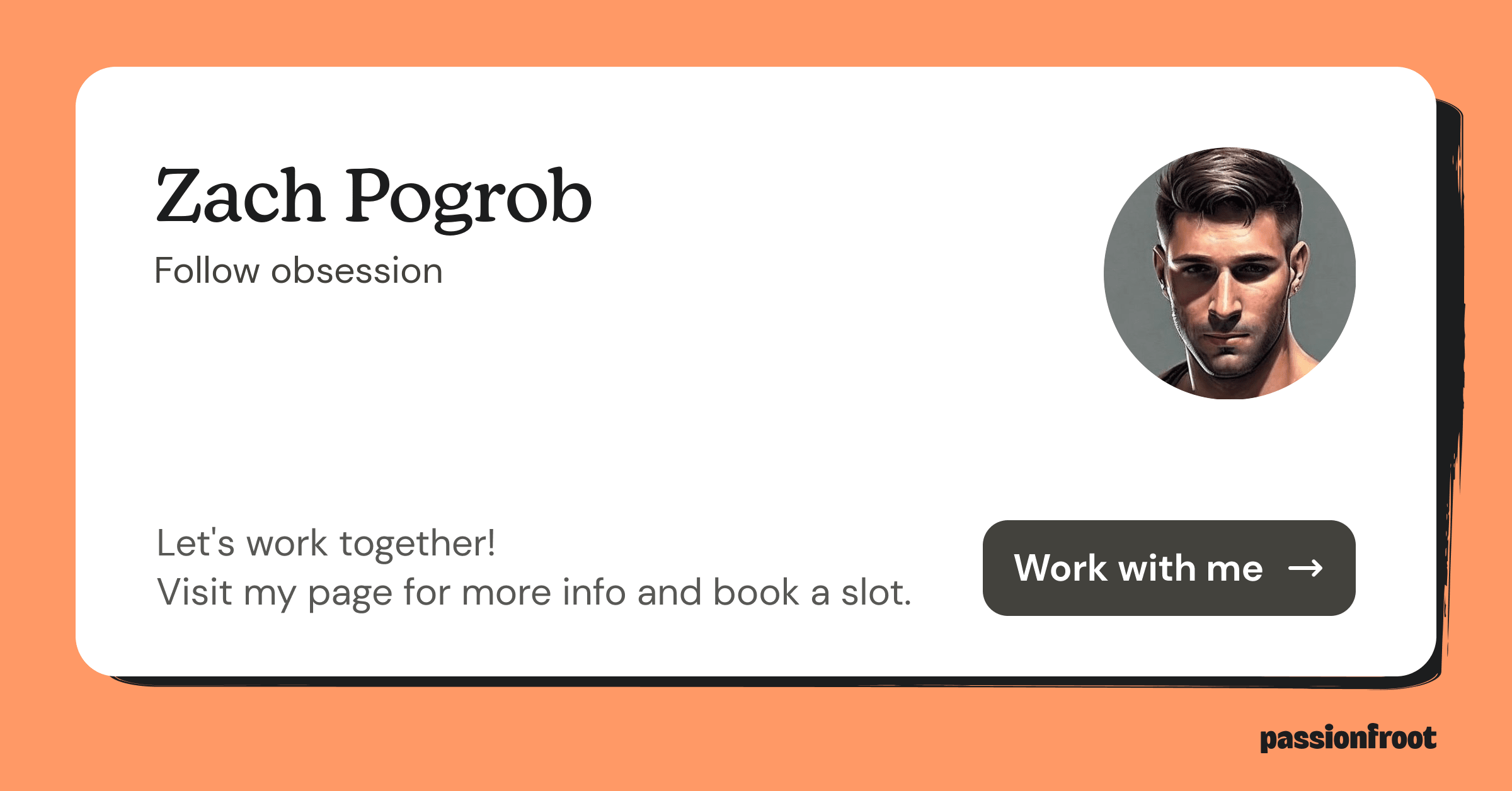 Zach Pogrob | Passionfroot